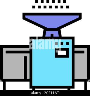 winnowing machine color icon vector illustration Stock Vector Image ...