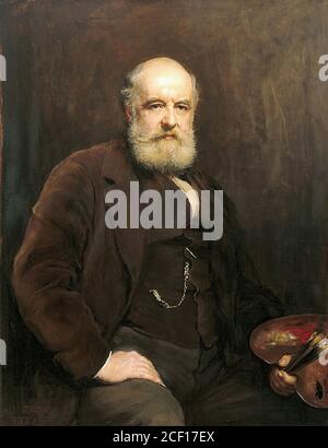 Fildes Sir Samuel Luke - Self Portrait 2 - British School - 19th ...