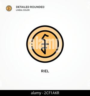 Cambodia Riel currency symbol icon Stock Vector Image & Art - Alamy