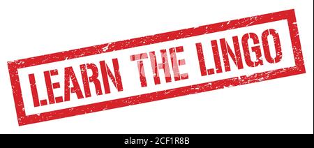 LEARN red grungy rectangle stamp sign Stock Photo - Alamy