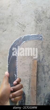 Iron boomerang. tamil valari Stock Photo - Alamy