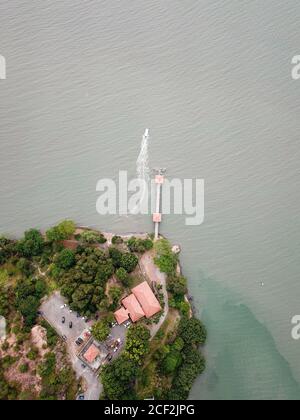 Aerial view of Pulau Pinang bridge Stock Photo - Alamy