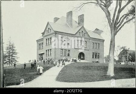 Robert Bartlett School. New London. 1901 Stock Photo - Alamy