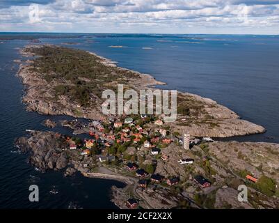 Landsort is the name of a lighthouse on the island Öja. The small ...
