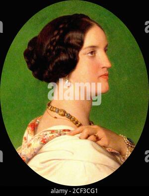 A portrait of Delfina Potocka by Paul Delaroche, a renowned 19th ...