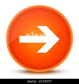 Next arrow icon isolated on 3d blue round button abstract illustration ...