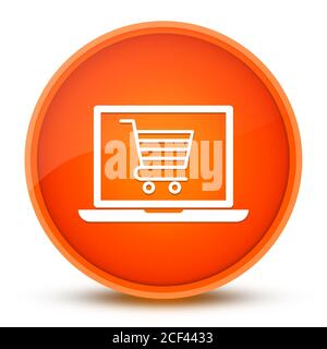 Online shop round glossy web icon set, colorful buttons isolated on ...