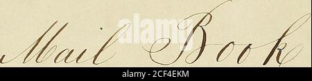 . Liberator mail book [manuscript] 1831-1865] Stock Photo - Alamy