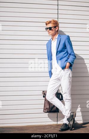 Smartly dressed young business man Stock Photo - Alamy