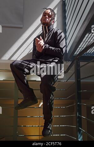 Young braided hair african american girl professional surgeon over ...