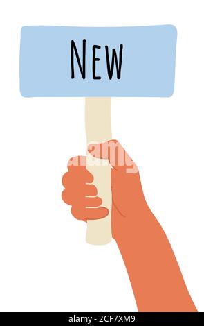 human hand on white background Stock Vector Image & Art - Alamy