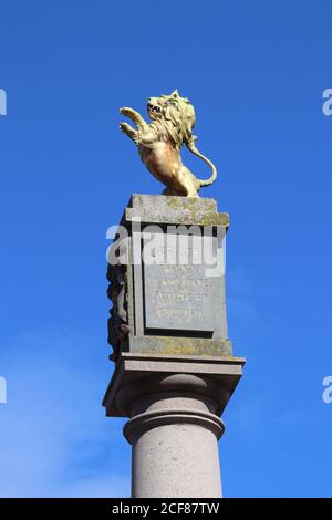 Statue of Field Marshall Keith, Peterhead Stock Photo - Alamy
