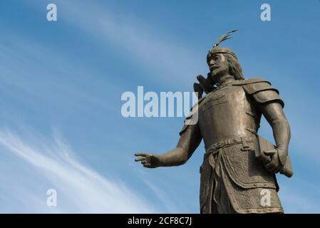 ULAANBAATAR, MONGOLIA - Marco Polo Statue in Ulaanbaatar, Mongolia ...