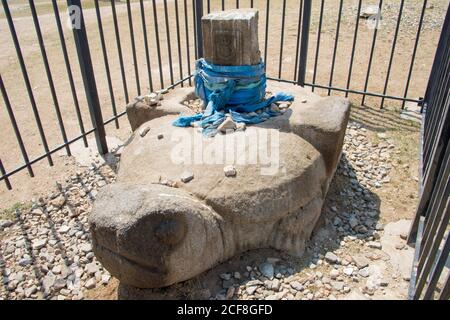 KHARKORIN, MONGOLIA - Turtle Stone in Kharkhorin (Karakorum), Mongolia ...
