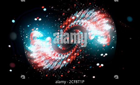 Abstract fractal background Infinite universe computer generated image ...