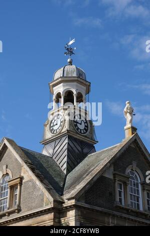 Guildhall, Thetford, Norfolk. The presnt building dates from1902 Stock ...