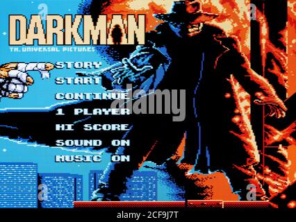 Darkman - Nintendo Entertainment System - NES Videogame - Editorial use ...