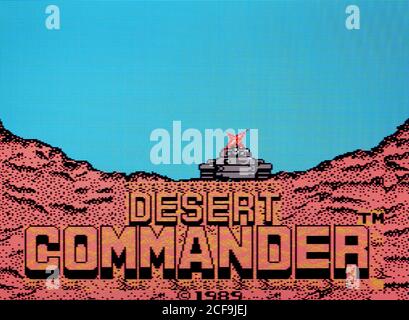 Desert Commander - Nintendo Entertainment System - NES Videogame ...