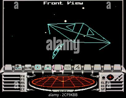 Elite - Nintendo Entertainment System - NES Videogame - Editorial use ...