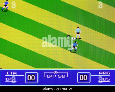 Goal! - Nintendo Entertainment System - NES Videogame - Editorial use ...
