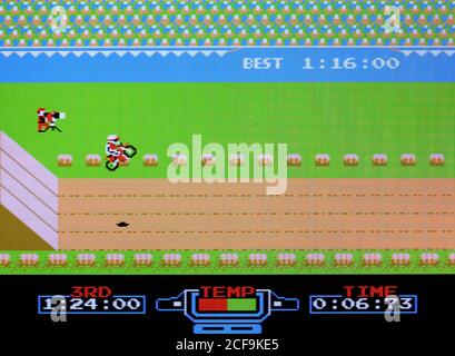 Excitebike - Nintendo Entertainment System - NES Videogame - Editorial ...