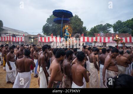 Sri Lanka from space on planet Earth at night with visible country ...