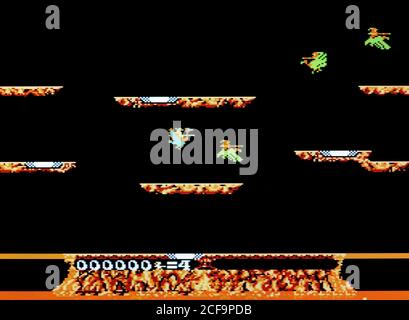 Joust - Nintendo Entertainment System - NES Videogame - Editorial use ...