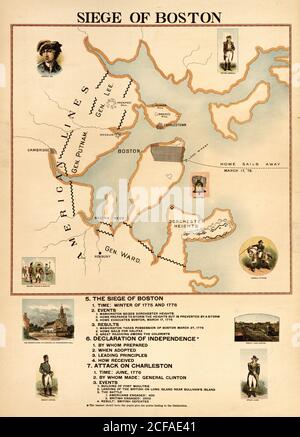 Siege of Boston Stock Photo - Alamy