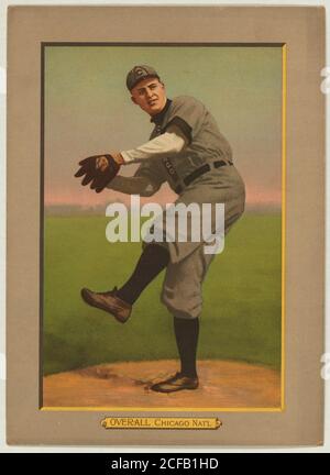 Orval Overall, Chicago Cubs, baseball card portrait Stock Photo - Alamy