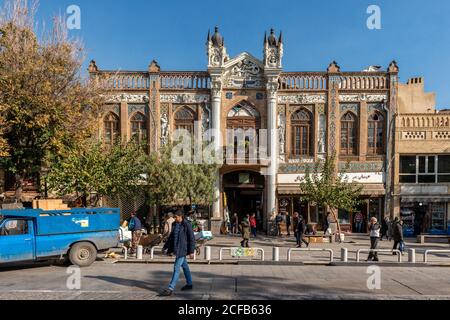 Islamic Republic of Iran. Tehran. City center and mountainous ...