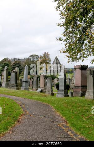 Scotland Edinburgh Cemetery Stock Photo - Alamy