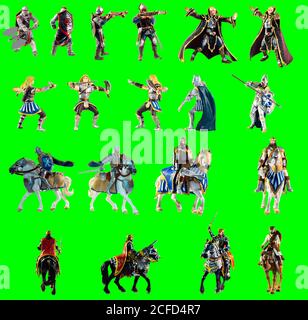 set of medieval weapons with sword and weapons. medieval weapons ...