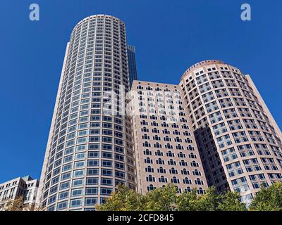 one financial center skyscraper Boston USA Stock Photo - Alamy