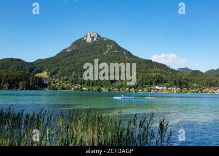 Austria, Salzburg country, Salzkammergut, Fuschl am See, lake Fuschlsee ...