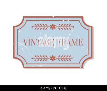 Single Vintage Label Template
