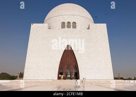 Mazar-e-Quaid or National Mausoleum, mausoleum of Muhammad Ali Stock ...