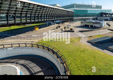 terminal 1 Satolas Saint-Exupéry international airport Lyon France ...