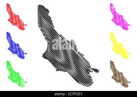 Map of Shiraz, Fars Province, Iran Stock Vector Image & Art - Alamy