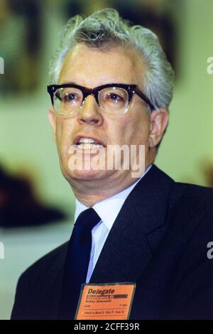 Rodney Bickerstaffe of the National Union for Public Employees NUPE ...