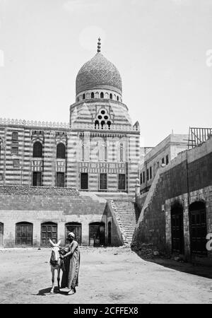 Mosque of Emir Akhor, Cairo, Egypt. Date: 1857 Stock Photo - Alamy