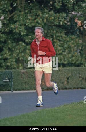 Jimmy Carter jogging ca. 20 November 1978 Stock Photo - Alamy
