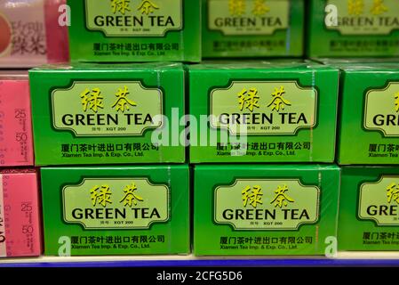 Boxes of Chinese Tea Stock Photo - Alamy