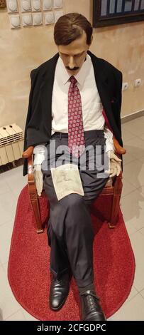 Nikola Tesla Vox doll in museum Stock Photo - Alamy