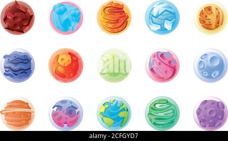 Satellite icons collection over white background. Broadcasting pictograms set vector ...