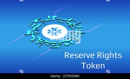 Reserve Rights Token RSR cryptocurrency token symbol of the DeFi ...
