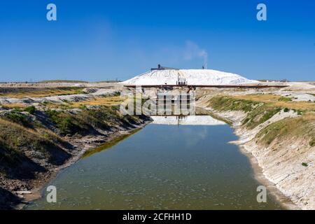 A salt mine near Chaplin, Saskatchewan, Canada Stock Photo - Alamy