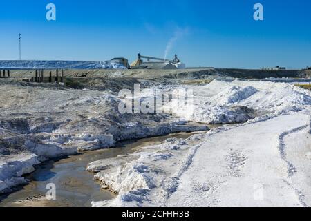 A salt mine near Chaplin, Saskatchewan, Canada Stock Photo - Alamy