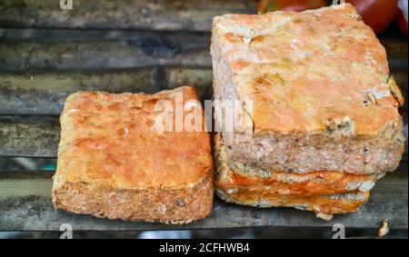 Red oncom. Oncom is one of the traditional staple foods of West Javan ...