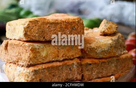 Red oncom. Oncom is one of the traditional staple foods of West Javan ...