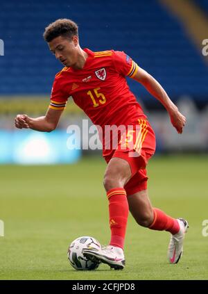 Ethan Ampadu of Wales during the UEFA Nations League match between ...